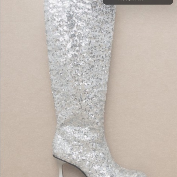 new looks | Shoes | Gorgeous Sequence Knee High Boots | Poshmark